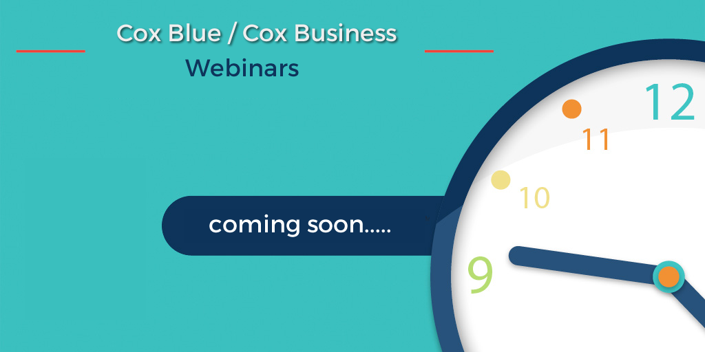 Webinars - Cox BLUE